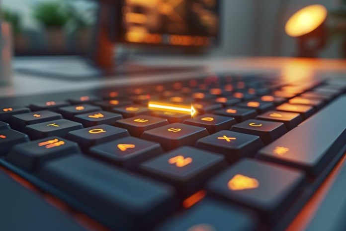 Comment faire une flèche avec le clavier